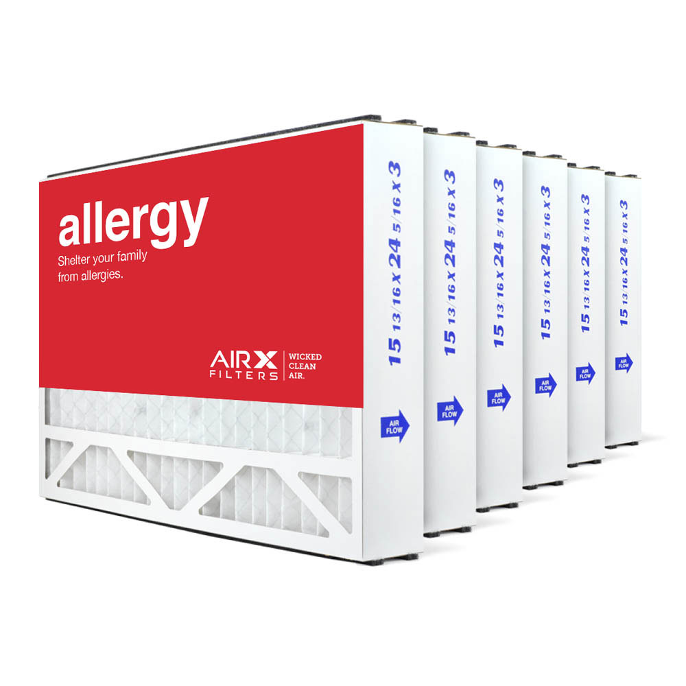 16x25x5 AIRx ALLERGY GeneralAire 14161 Replacement Air Filter MERV 11