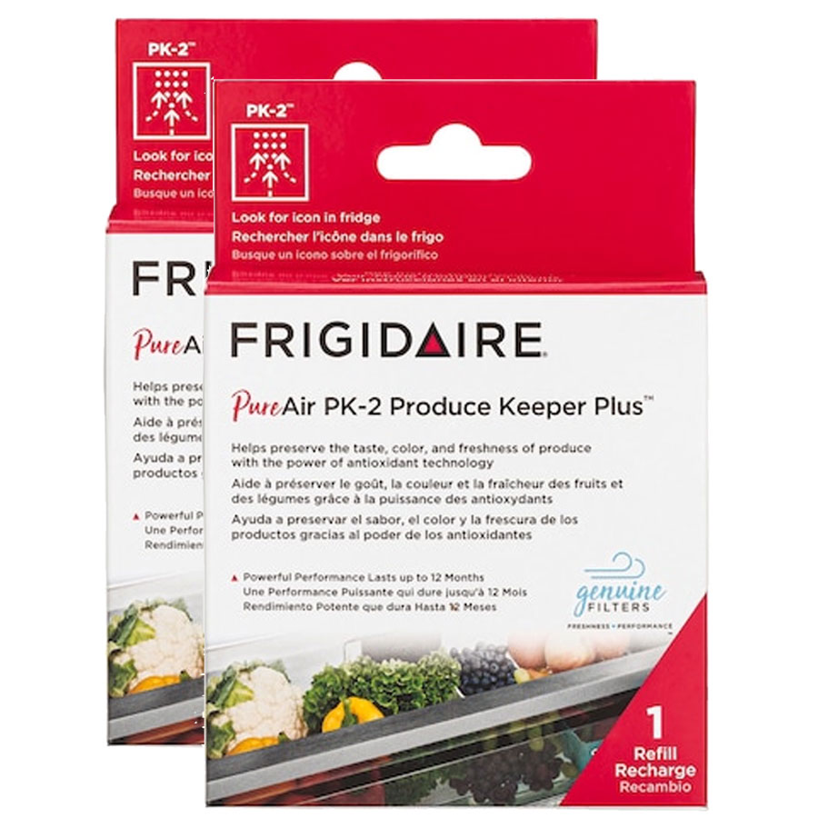Frigidaire PureAir FRPAPK2RF Produce Keeper Plus Refill (PK-2), 2-Pack ...